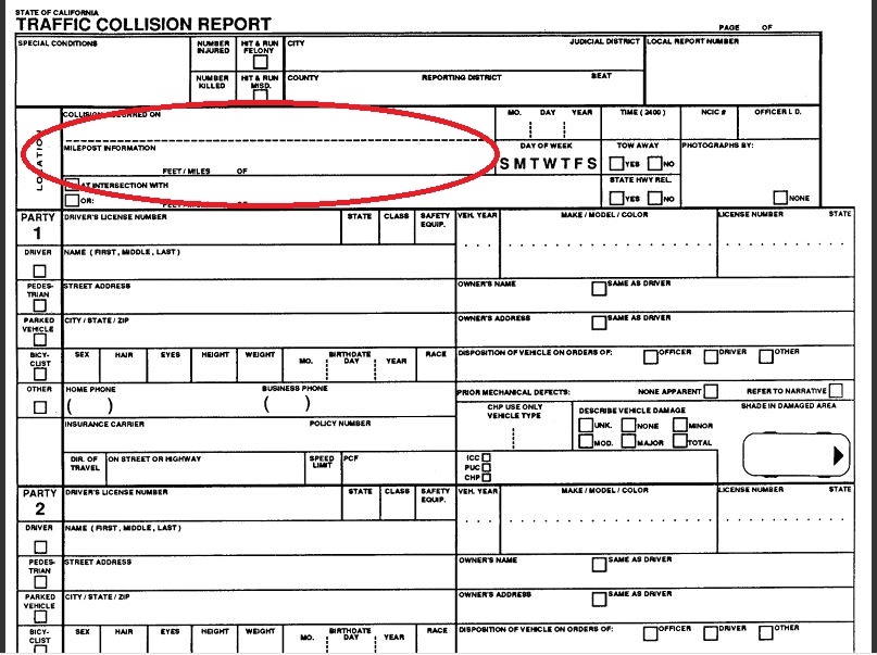 How To Read A Police Traffic Collision Report TORKLAW