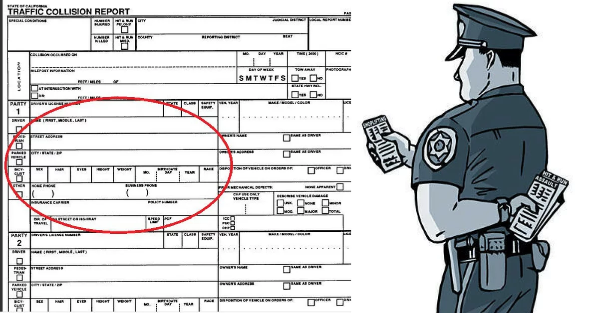How To Read A Police Traffic Collision Report - TORKLAW